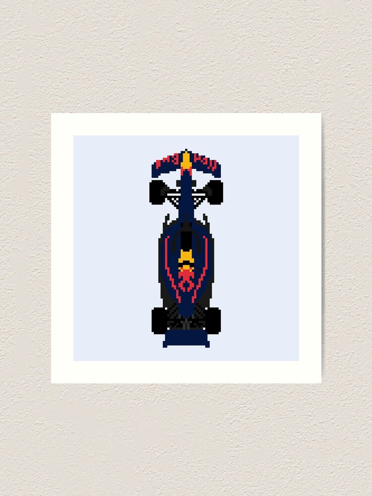 "RB Formula 1 2022 Car - Pixel art" Art Print by javalinsta | Redbubble