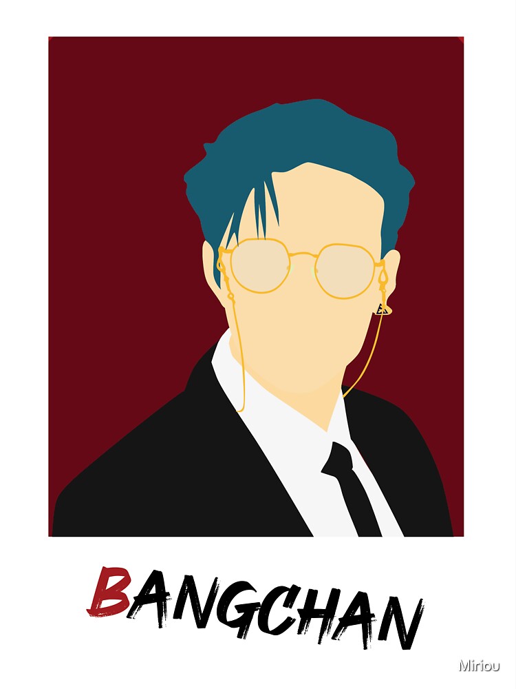 "Bangchan illustration." Sticker by Miriou | Redbubble