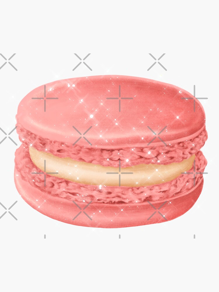 "sparkling sweet cute macaron" Sticker by gonencenc | Redbubble
