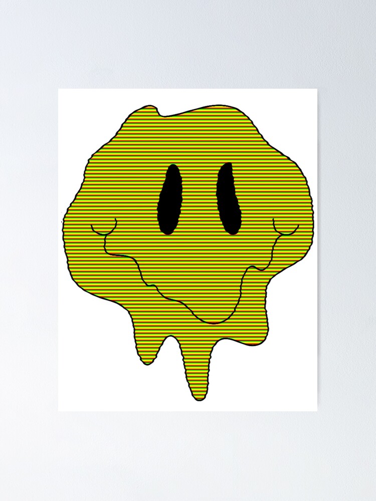 "Melty Static Face" Poster for Sale by MagicMannequin | Redbubble