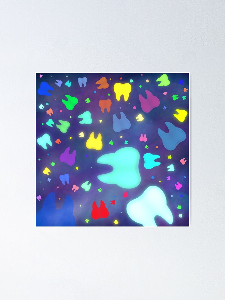 "tooth galaxy" Poster for Sale by Optimalistin | Redbubble