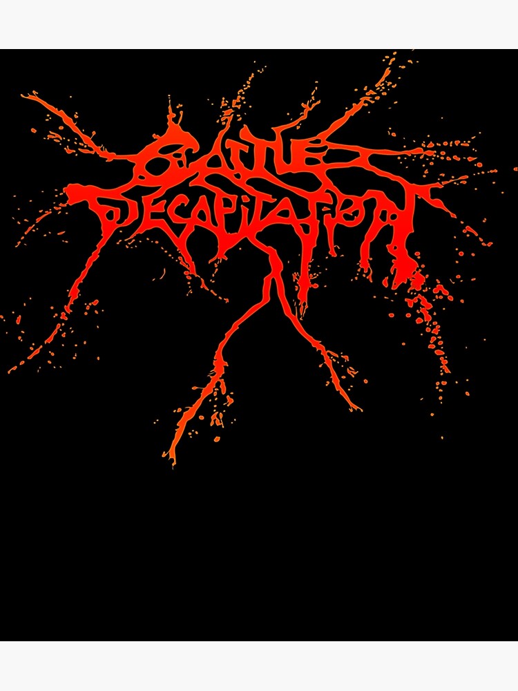"Cattle Decapitation Logo Sticker" Art Print for Sale by juliettebo ...