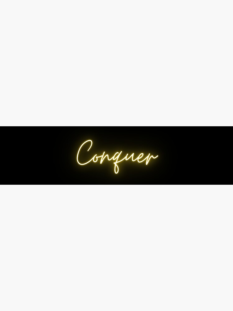"Conquer " Sticker by RomeAleron | Redbubble