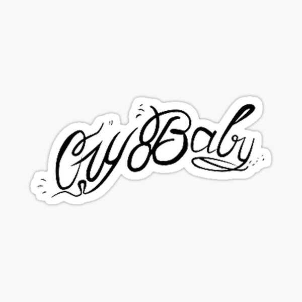 "Cry Baby" Sticker by pasha-radyuk | Redbubble