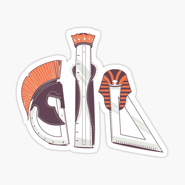 "Famous Rulers" Sticker by ryderdoty | Redbubble