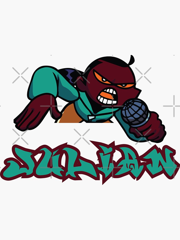 Julian Fnf Sticker By Spamton Funny Redbubble