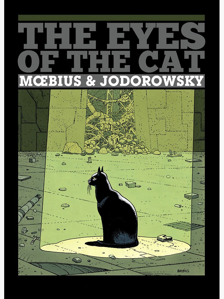 "Jodorowsky & Moebius - The Eyes of the Cat" Sticker for Sale by ...