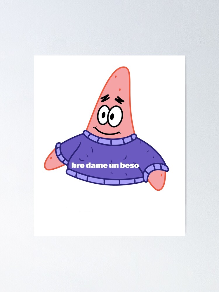 "Patrick Star Sweater" Poster for Sale by FratAttire | Redbubble