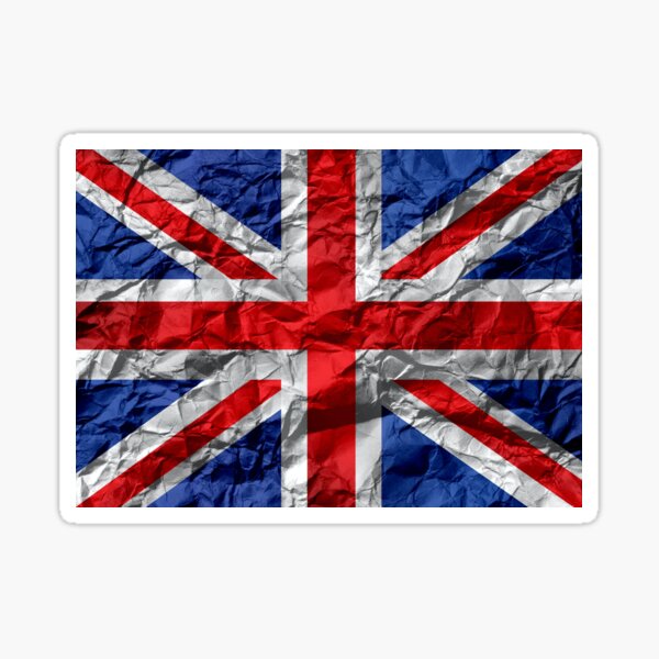 "British Flag Art Vector" Sticker by ShooeBuzz | Redbubble