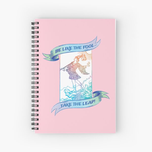 "The Fool Light Pink Background - Be Like The Fool...Take The Leap ...