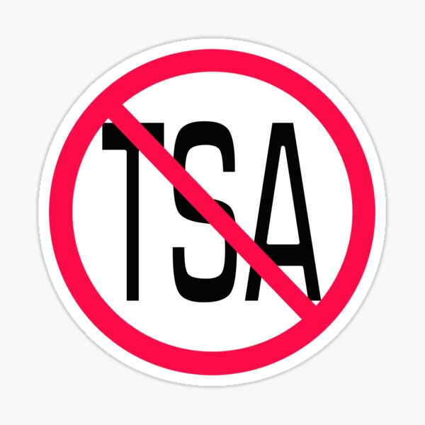 "Anti TSA" Sticker for Sale by wickedcartoons | Redbubble