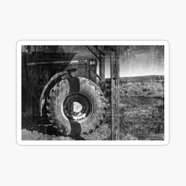 "Big Wheel Green BW" Sticker by butterbean57 | Redbubble