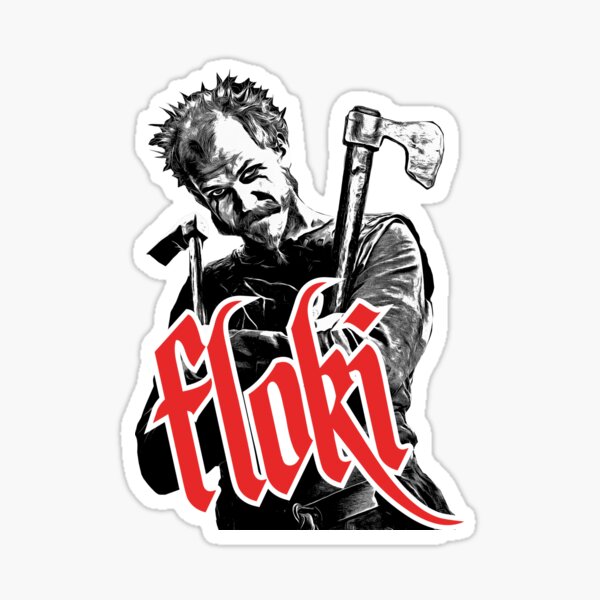 "floki" Sticker for Sale by softpink | Redbubble