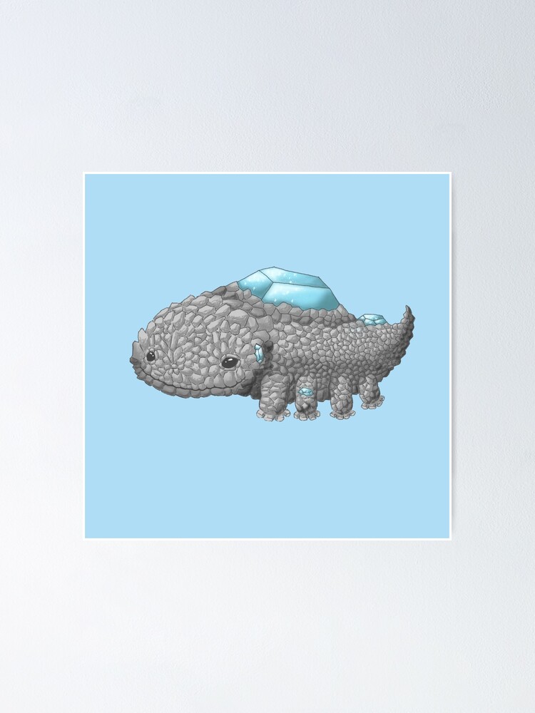 "Dark Souls Crystal Lizard Cute Drawing" Poster for Sale by ...