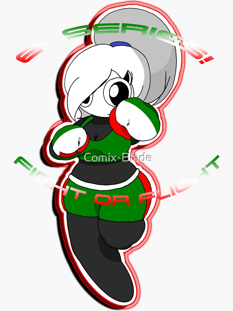 "Fight or Flight! - E.Series" Sticker by Comix-Blade | Redbubble
