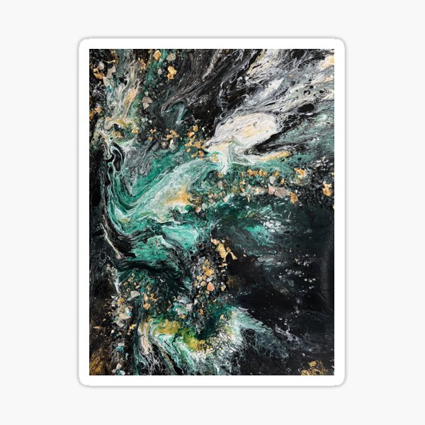 "Black & Greens" Sticker by FindingLight | Redbubble