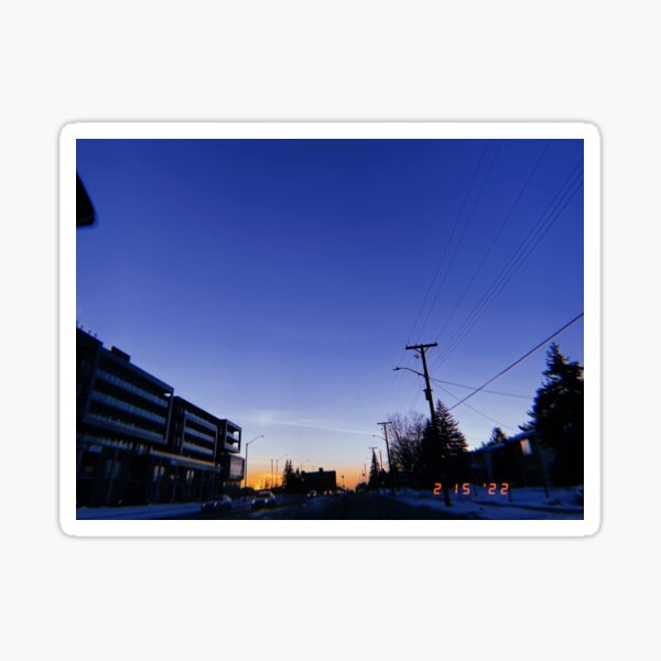 "slow drive " Sticker for Sale by Leiatriesart | Redbubble