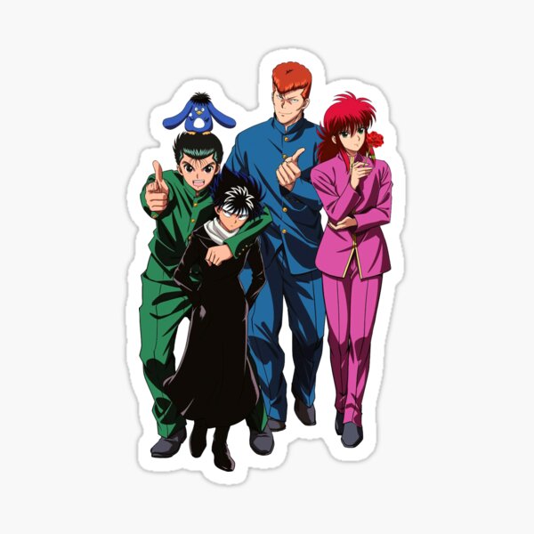 "Yu Yu Hakusho" Sticker by JamesLMorris | Redbubble