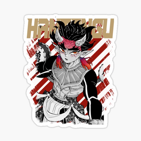 "Hantengu upper moon 4 demon Kimetsu no yaiba" Sticker by Sarkitawo ...