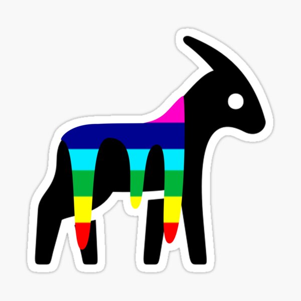 "Goated With The Sauce (Gay alt)" Sticker by JGarza | Redbubble