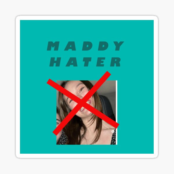 "i love maddy" Sticker by mayashby | Redbubble