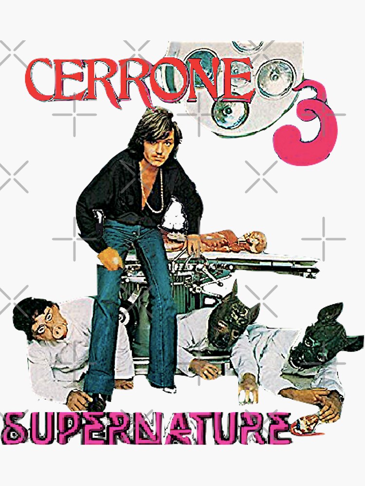 "CERRONE 3 SUPERNATURE" Sticker by promoboy | Redbubble