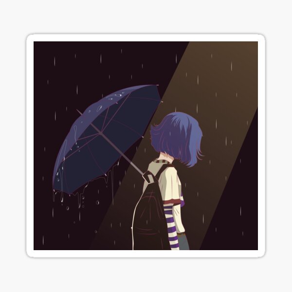 "sad girl" Sticker by marianavalero | Redbubble
