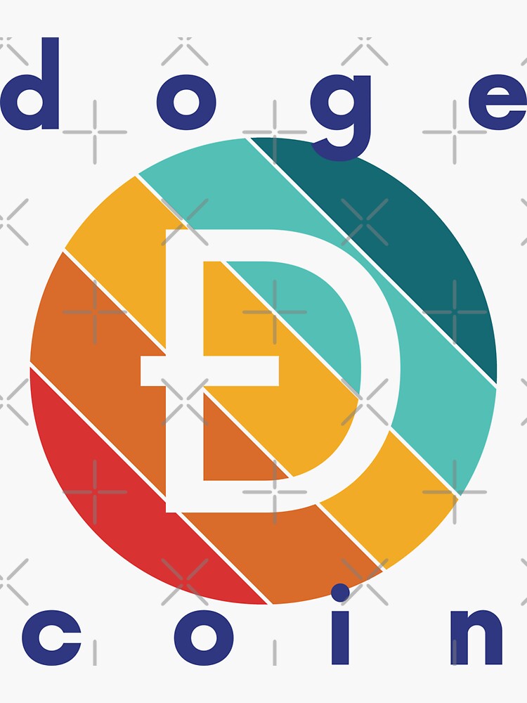 "Dogecoin Merch" Sticker for Sale by NFTDesignsBLV | Redbubble