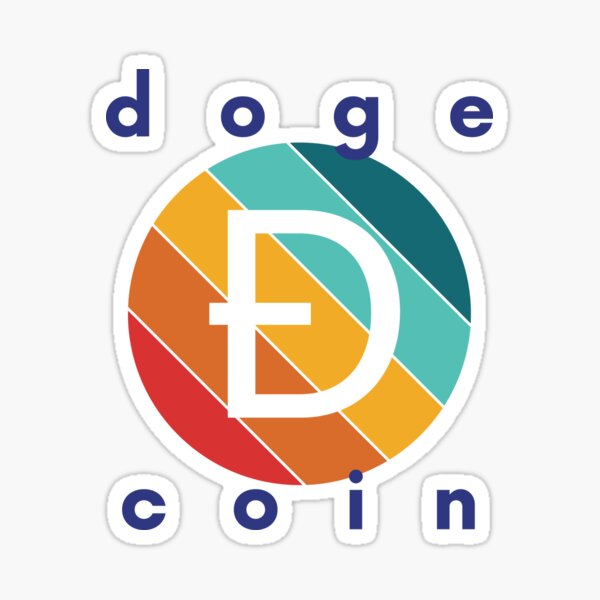 "Dogecoin Merch" Sticker for Sale by NFTDesignsBLV | Redbubble