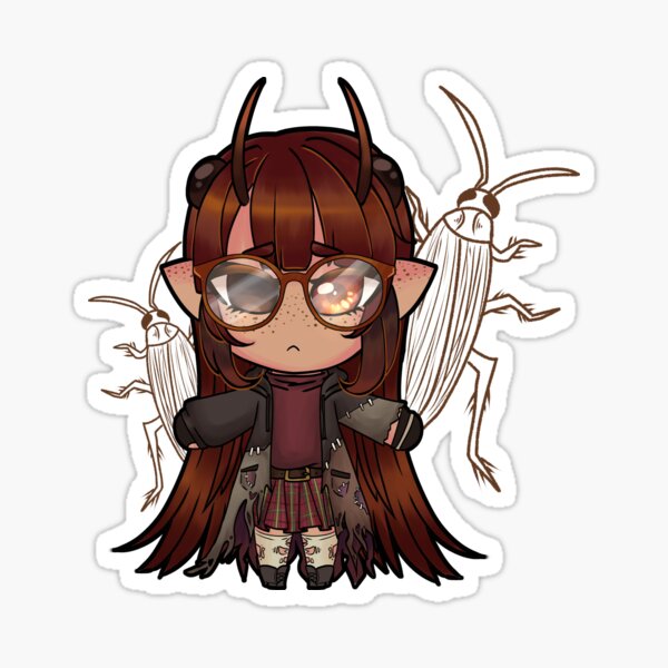 "Chibi of the Day Roachelle " Sticker by Li-Spade | Redbubble