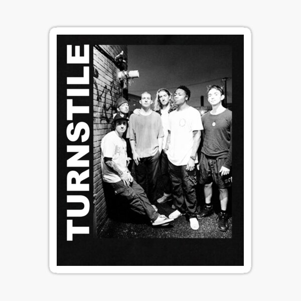 "turnstile band present international tour new 2022" Sticker by ally732 ...