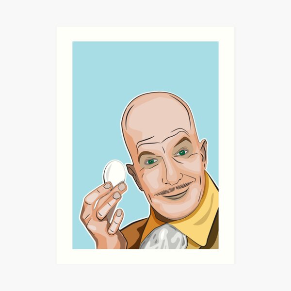 "Egghead" Art Print for Sale by rabassa | Redbubble