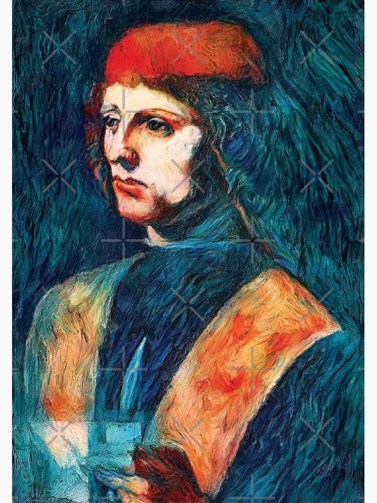 "Leonardo da Vinci and Vincent van Gogh's Style" Poster for Sale by ...