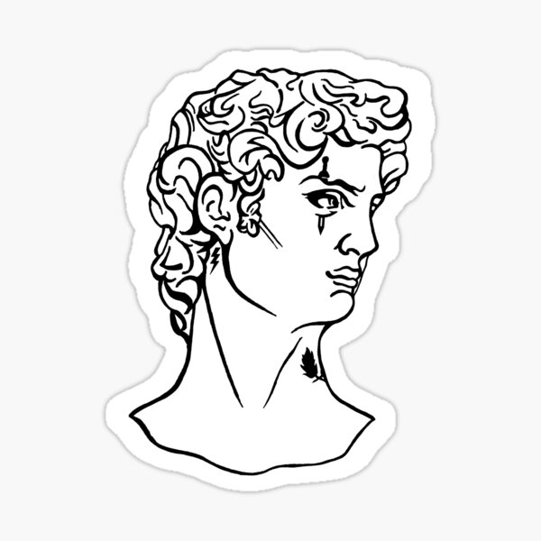 "Modern Day Statue of David" Sticker for Sale by timmaayy77 | Redbubble