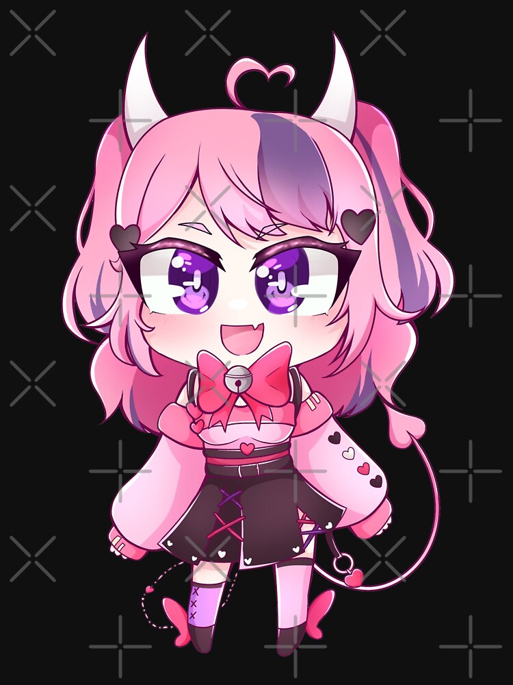 "Ironmouse Chibi" T-shirt by Mulkerne | Redbubble