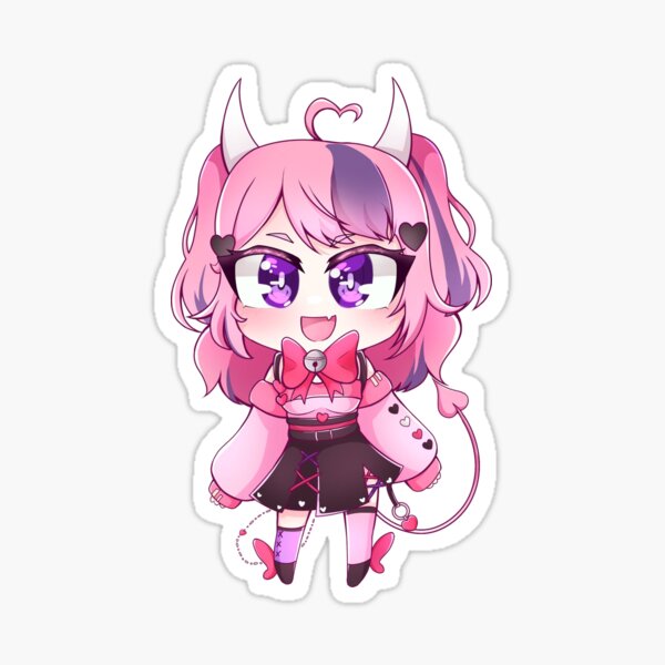 "Ironmouse Chibi" Sticker for Sale by Mulkerne | Redbubble