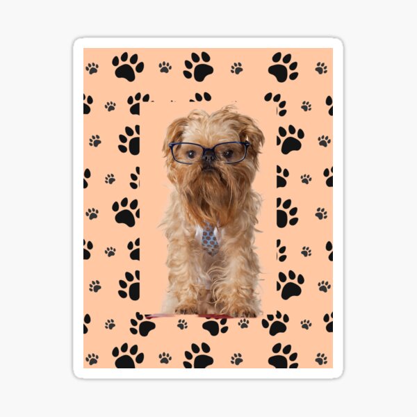 "Mr Pup and Paws" Sticker for Sale by Superqts | Redbubble