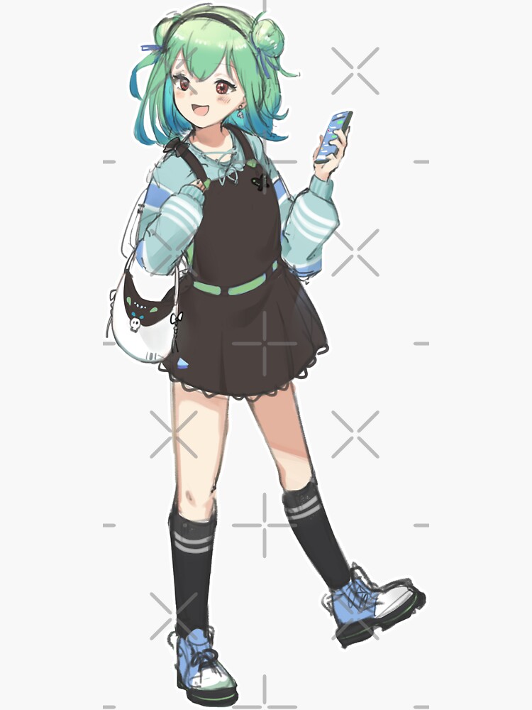 "Uruha Rushia" Sticker for Sale by Mulkerne | Redbubble