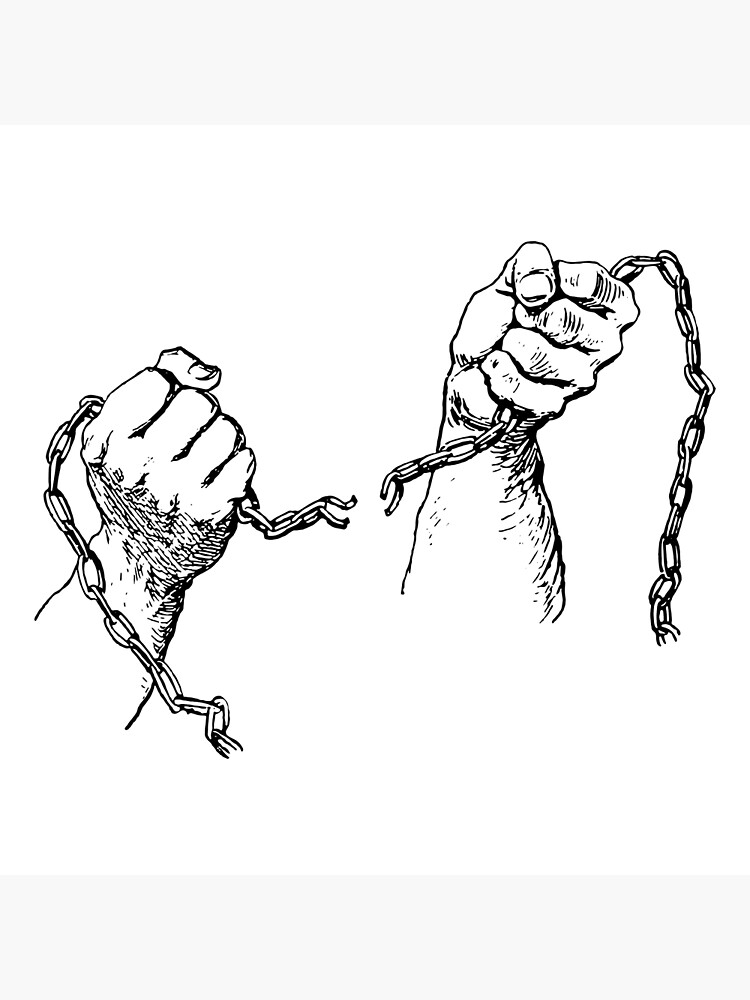 "aesthetic hand touch break the chain " Poster for Sale by yeytrendy ...