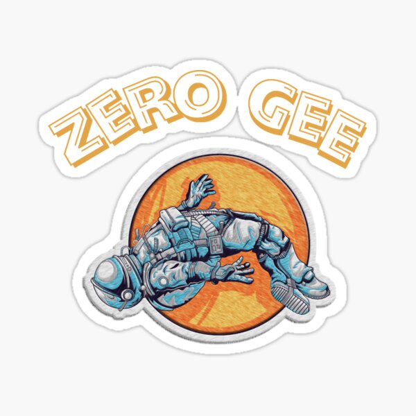 "ZERO GEE" Sticker by reaumemceaskerl | Redbubble
