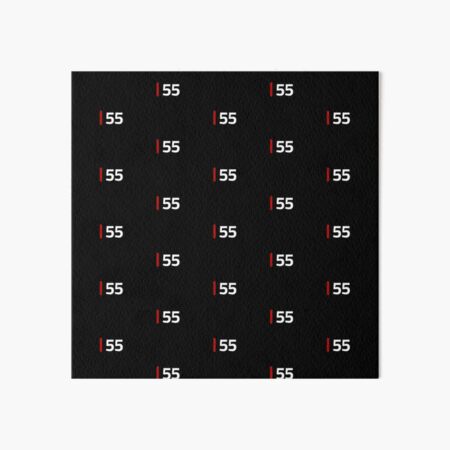 "Carlos Sainz Driver Number 55" Art Board Print by f1-fanatic | Redbubble