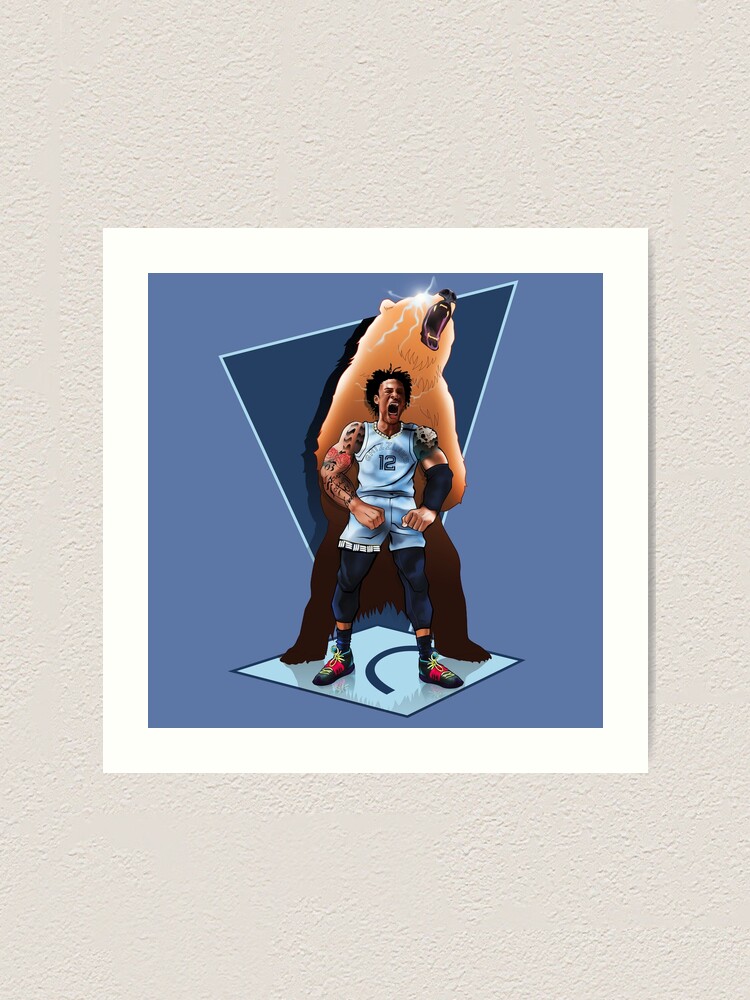 "Ja Morant "BEAST" - Comic Style" Art Print for Sale by AYA-Design ...