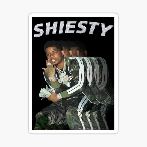 "Pooh Shiesty Fading" Sticker by MrMyagii | Redbubble