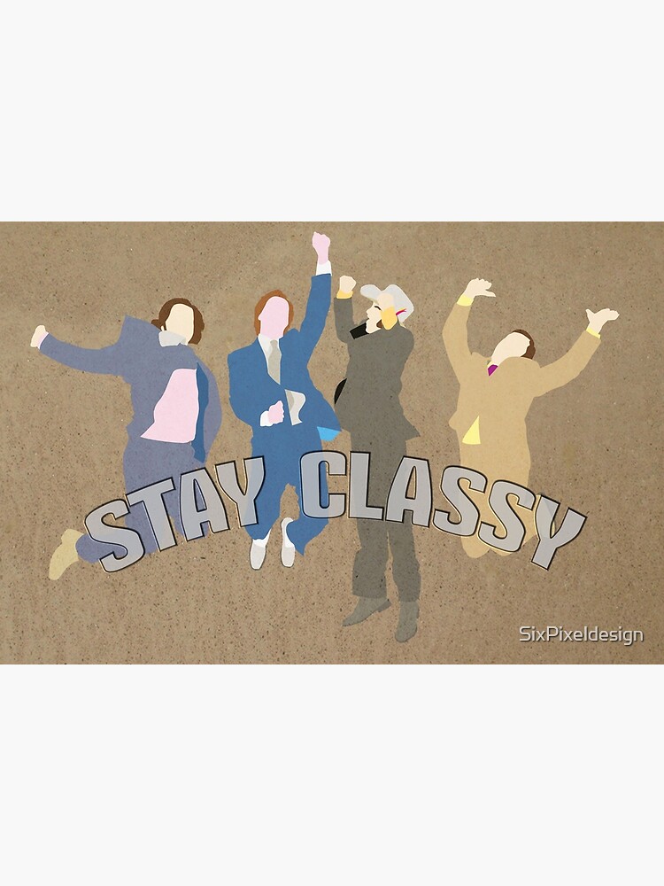 "The Channel 4 news team (Stay classy)" Framed Art Print for Sale by ...