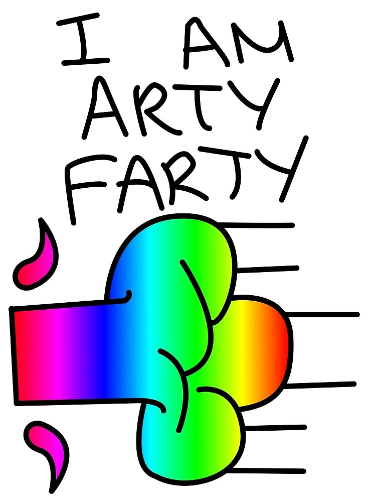 "Arty Farty (Rainbow)" by xyoopx | Redbubble