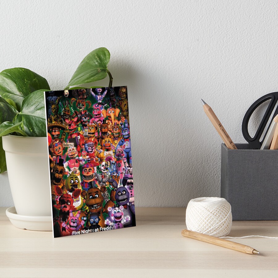 "Five Nights At Freddys" Art Board Print by NAIKA1 | Redbubble