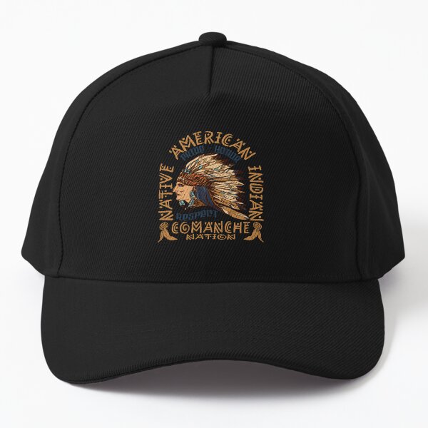 "Native American Pride - Honor and Respect Comanche Nation" Cap for ...