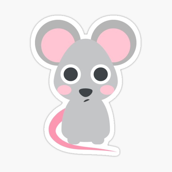 "Cute Mouse" Sticker for Sale by roarr | Redbubble