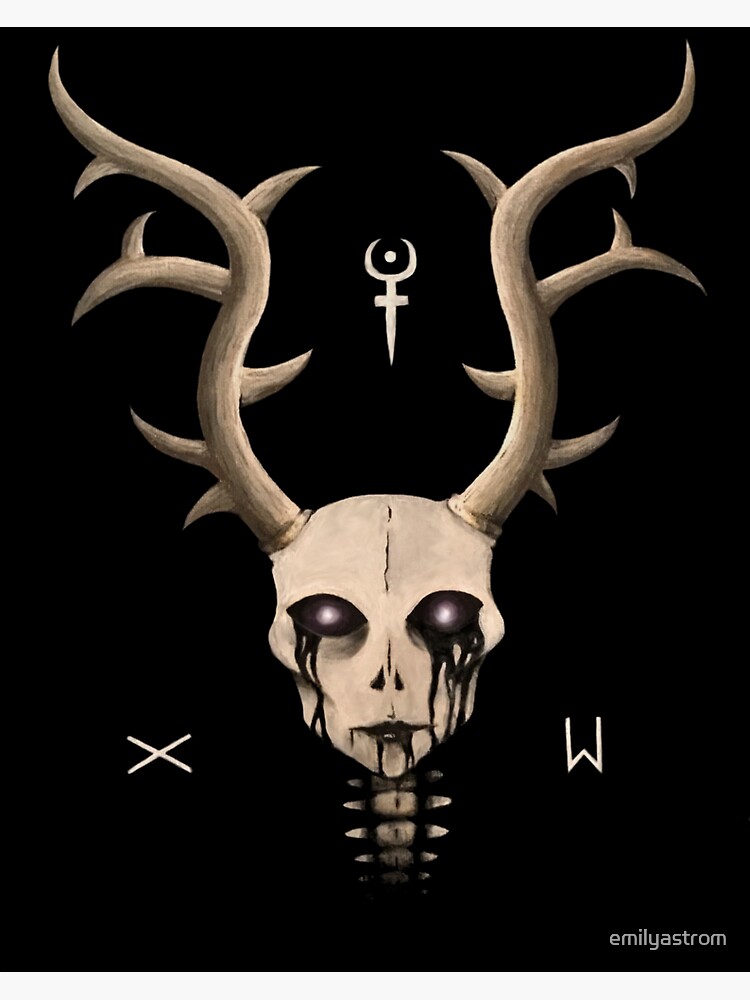 "The Wendigo" Sticker for Sale by emilyastrom | Redbubble