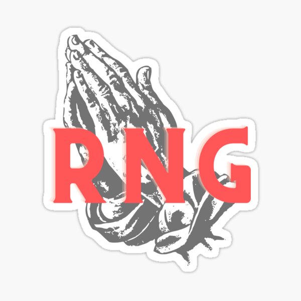 "RNG" Sticker by LovelyUgly | Redbubble